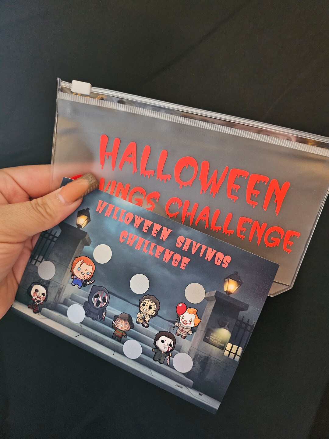 Halloween Scratch off Savings Challenge - Etsy