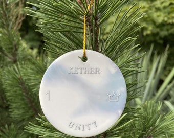 Tree of Life Sephiroth Esoteric Round Ceramic Ornament 2. - Etsy