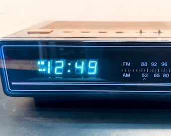 Panasonic Woodgrain Model RC-65 Vintage 80s Alarm Clock Radio Sb3 - Etsy