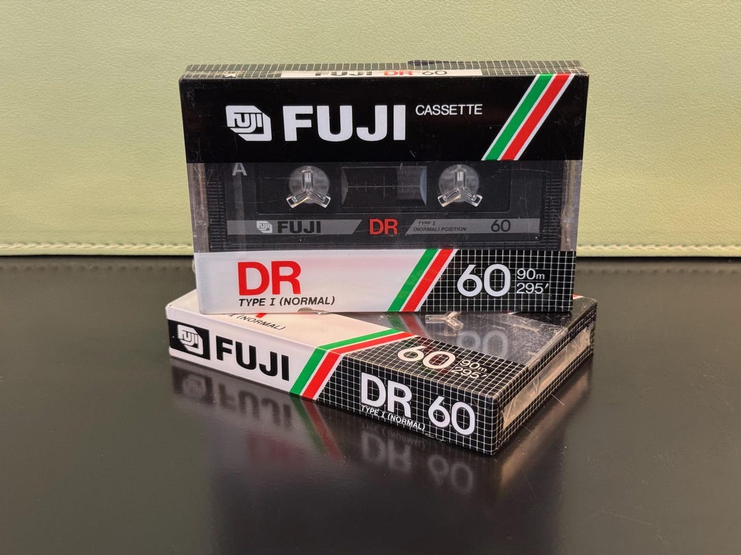 Fuji DR 60 | 1985 | Type 1 Cassette Tape | Sealed | Rare Japan - Etsy