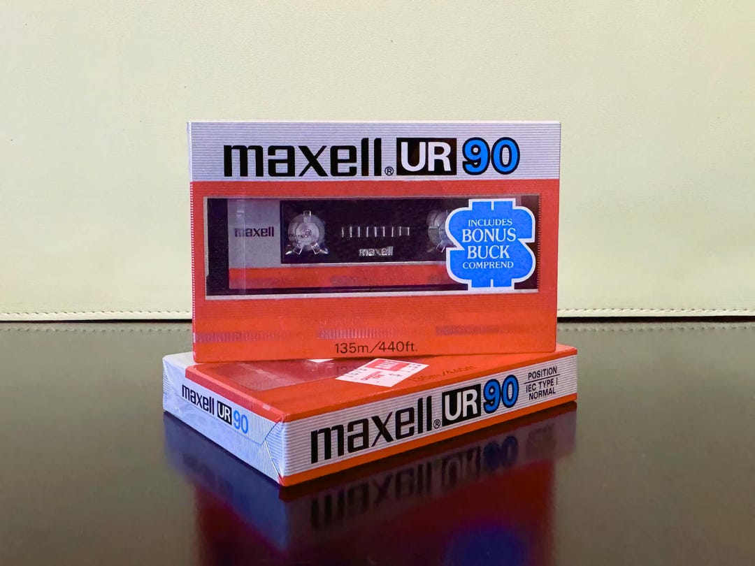 Maxell UR 90 | 1985 | Type 1 Cassette Tape | Rare | Japan - Etsy