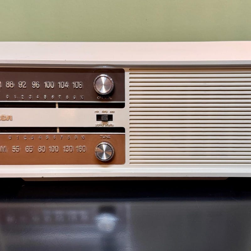 1960s Clock Radio - Etsy