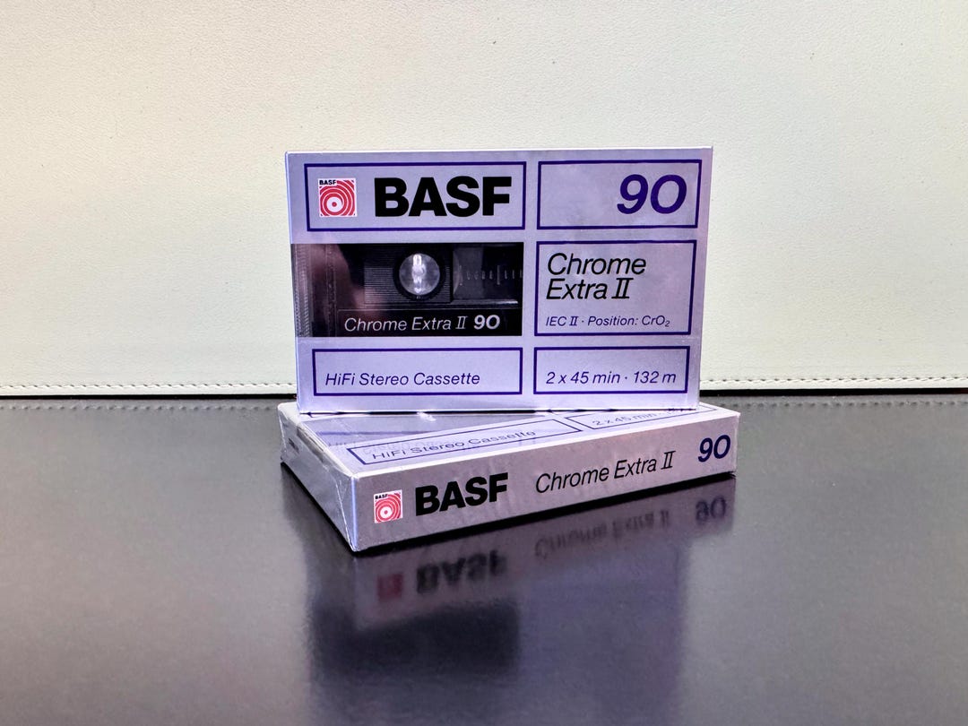 BASF Chrome Extra II 90 - 1988 - Type 2 High Bias Cassette Tape | Sealed | New | French - Etsy
