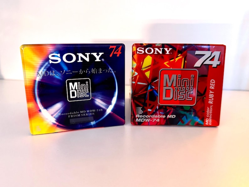 Sony MDW 74 | Minidisc Blank, Sealed, 1995 Japan - Etsy