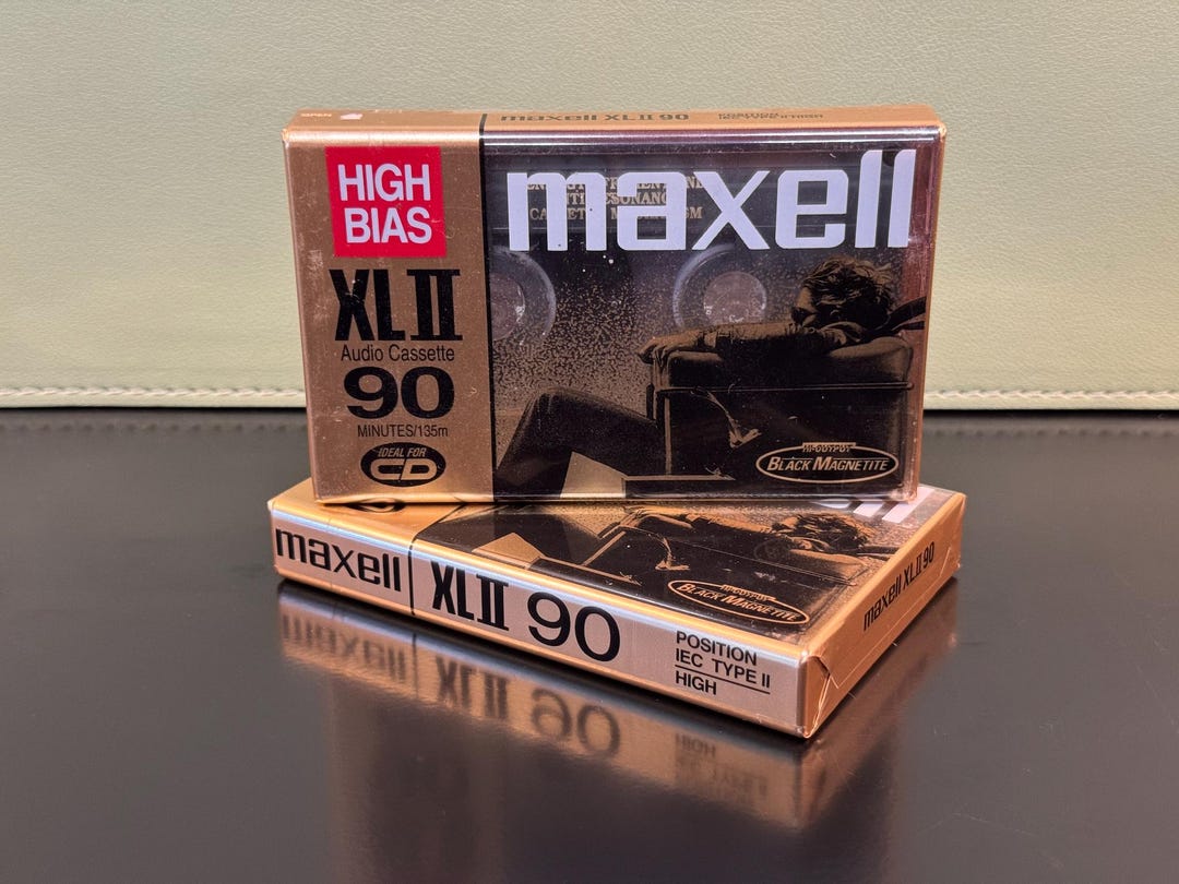 Maxell XLII 90 | 1998 | Type 2 Cassette Tape | Sealed Japan - Etsy