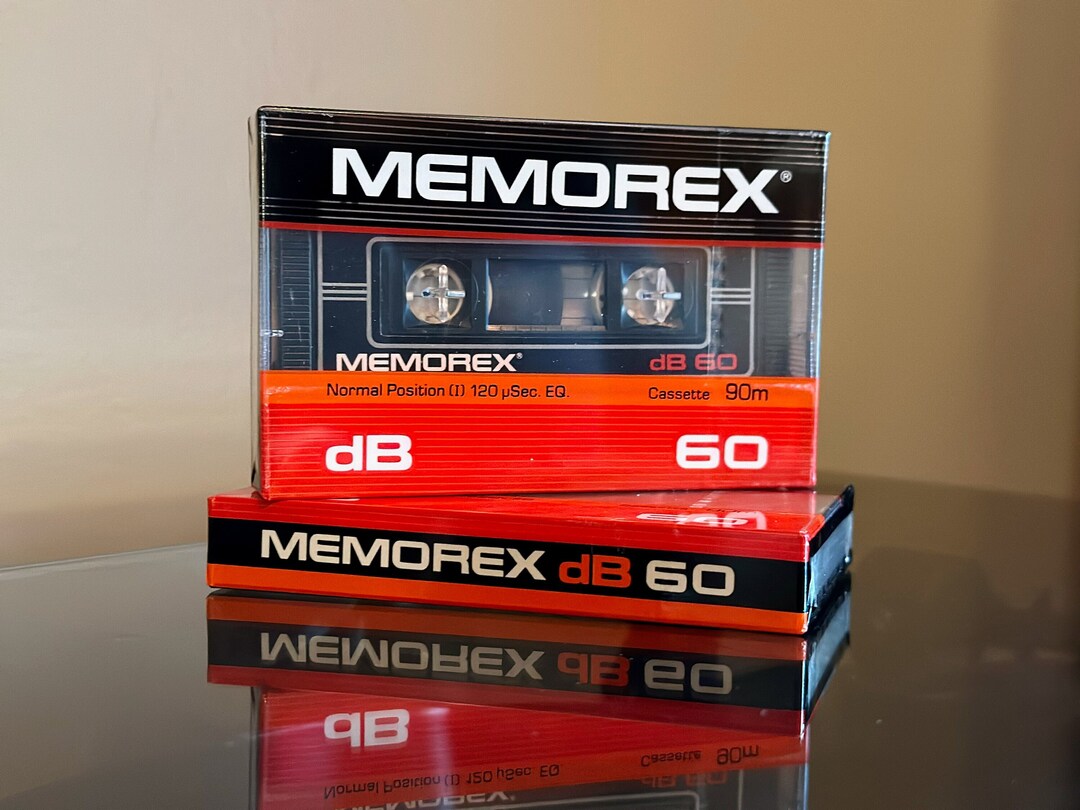 Memorex Db 60 1985 US Blank Cassette Tape Sealed New Old Stock 1985 - Etsy