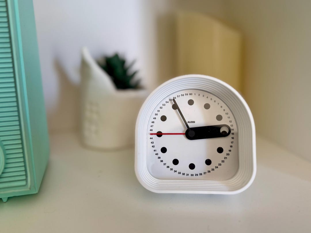 Rare Vintage Clock | Alessi | Joe Columbo Design | Optic White | Rare ...