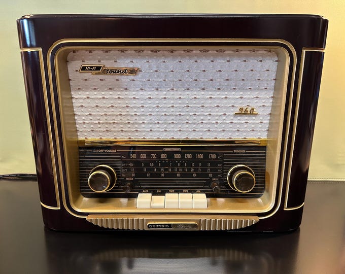 Grundig 960 Vintage Radio / Rare / MCM / 60’s / Real Wood - Etsy