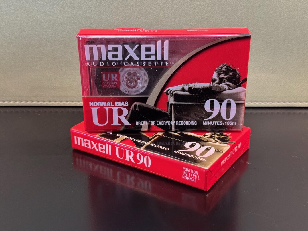 Maxell UR 60/90 | 1998 | Type 1 Cassette Tape | Sealed Japan - Etsy