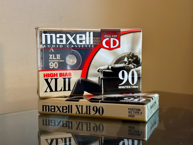 Maxell XLII 90 | 2002 | Type 2 Cassette Tape | Sealed | Mexico - Etsy