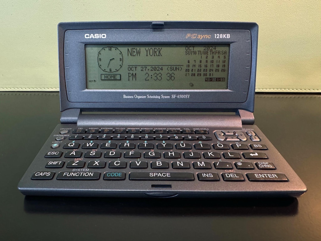 Casio Boss SF- 6500SY | Vintage PDA | Fully Functional | 1993 - Etsy