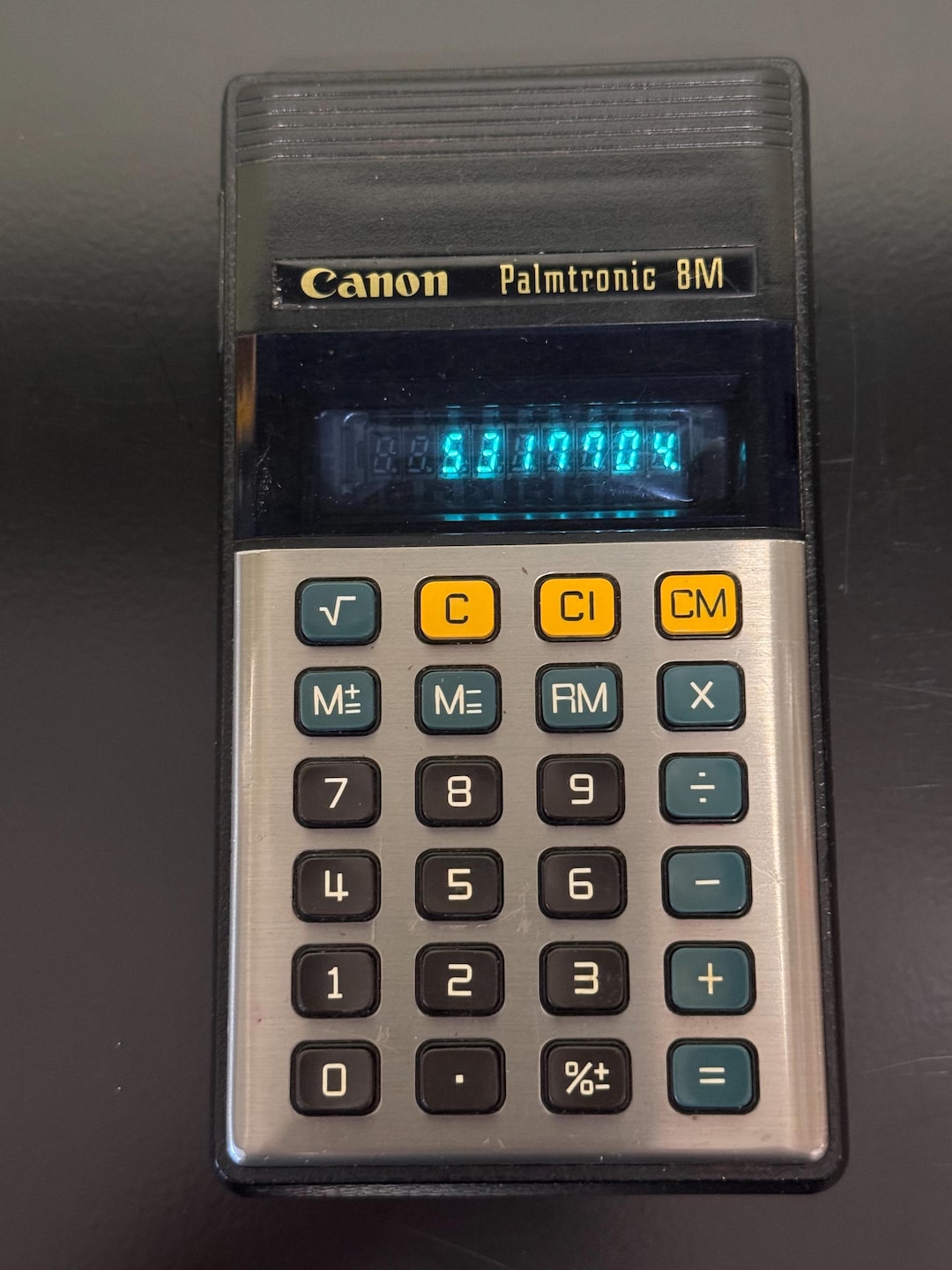Casio Palmtronic 8M | Vintage Calculator | VFD Display | 1975 - Etsy