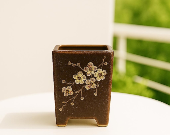 Vietnamese Ceramic Pottery, Unique Square Plant Pottery, Plant Pots ...