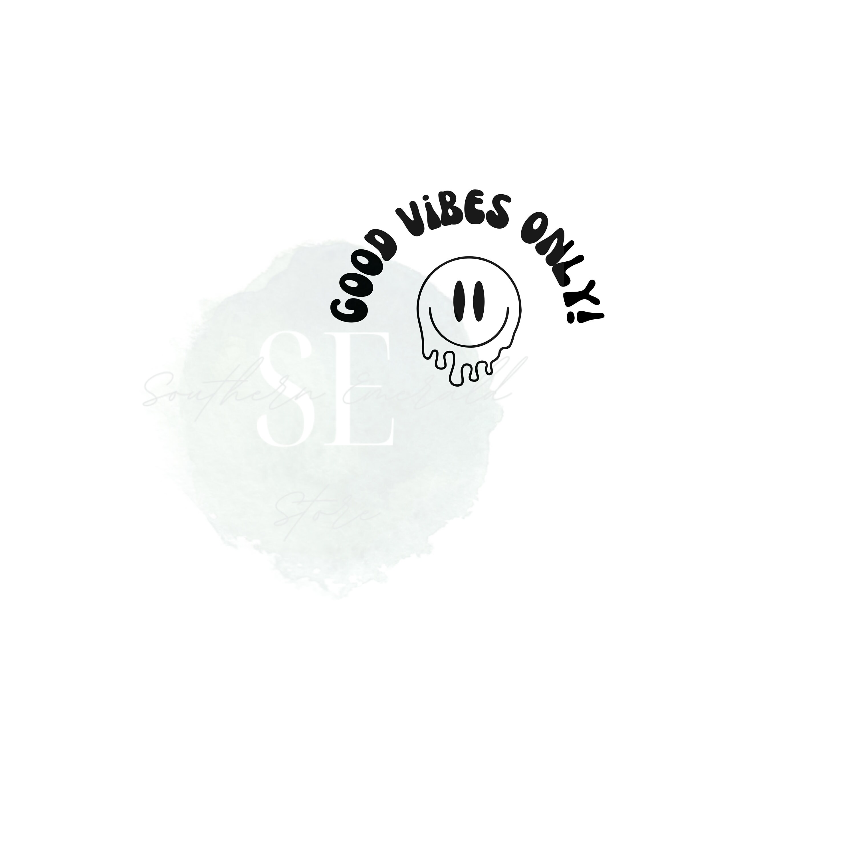 Good Vibes Smiley Face Svg, Svg, Good Vibes Svg - Etsy