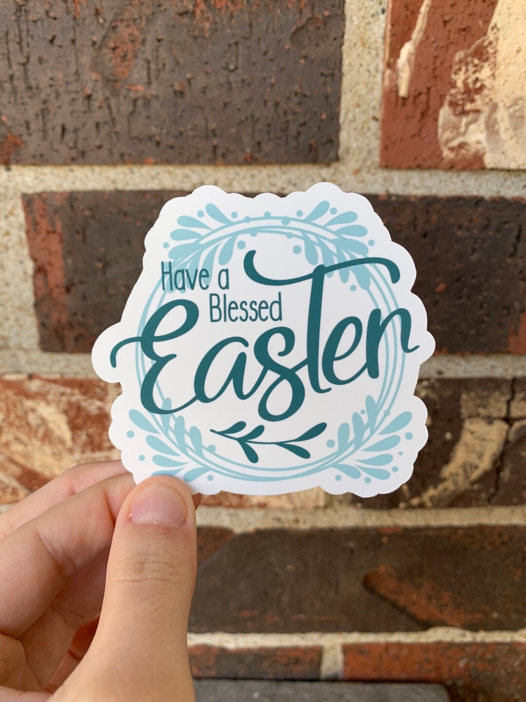 Easter Stickers Happy Easter He is Risen Holy Week Stickers Cross ...