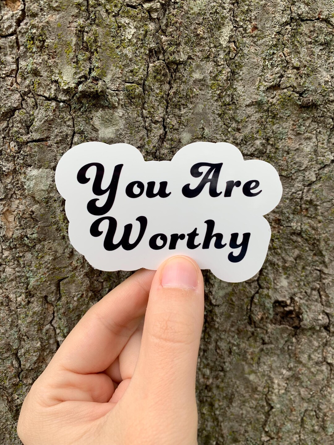 You Are Worthy Affirmation Stickers Positivity Stickers Inspiring ...