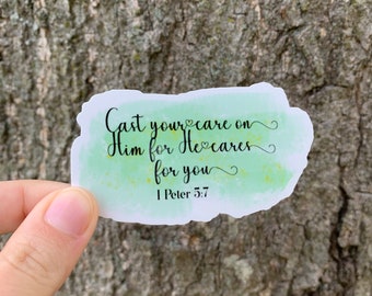 Watercolor Bible Verses Scripture Stickers Faith Stickers Fruit of the ...