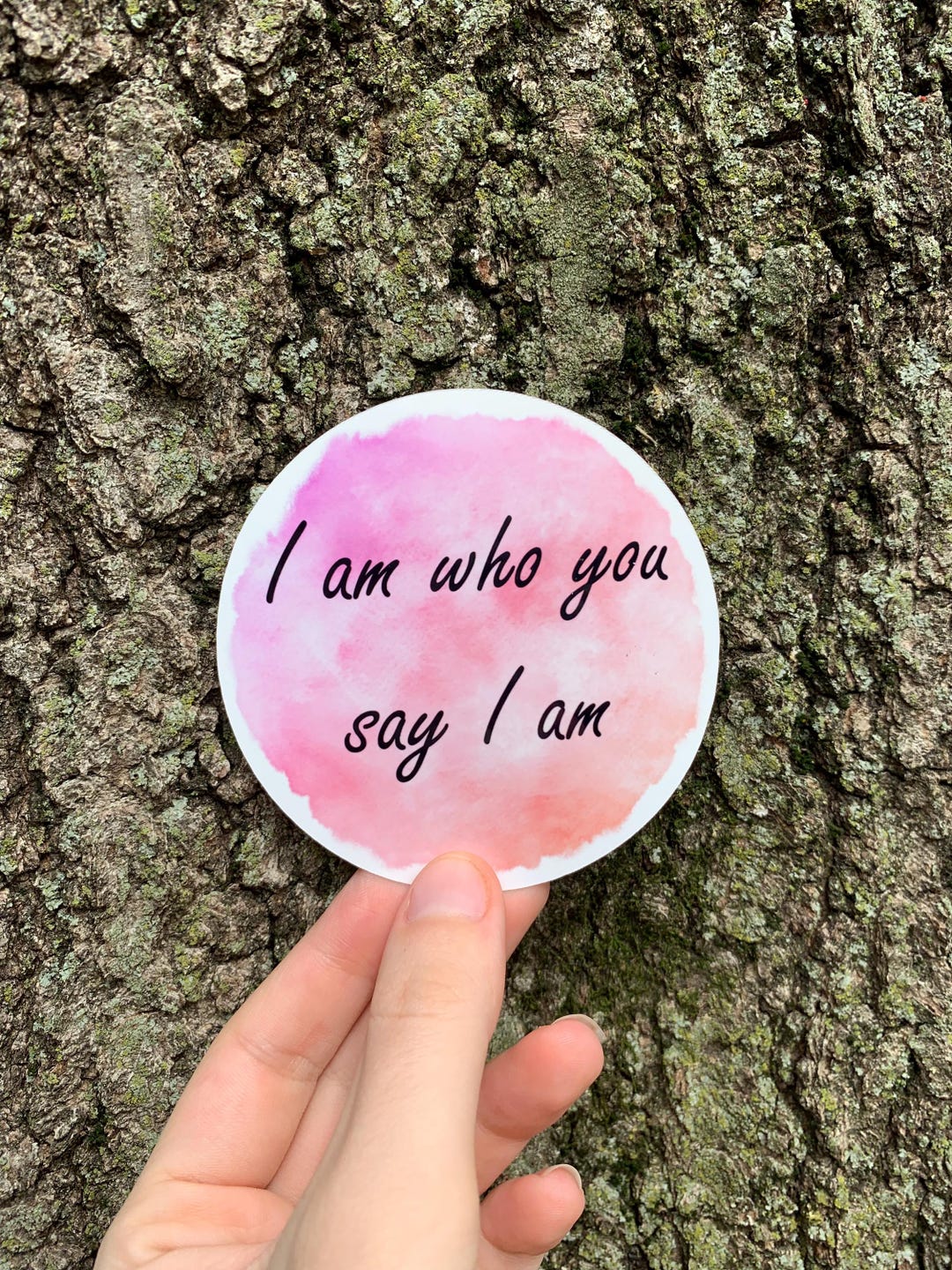 I Am Who You Say I Am Sticker Scripture Stickers Faith Stickers Fruit ...