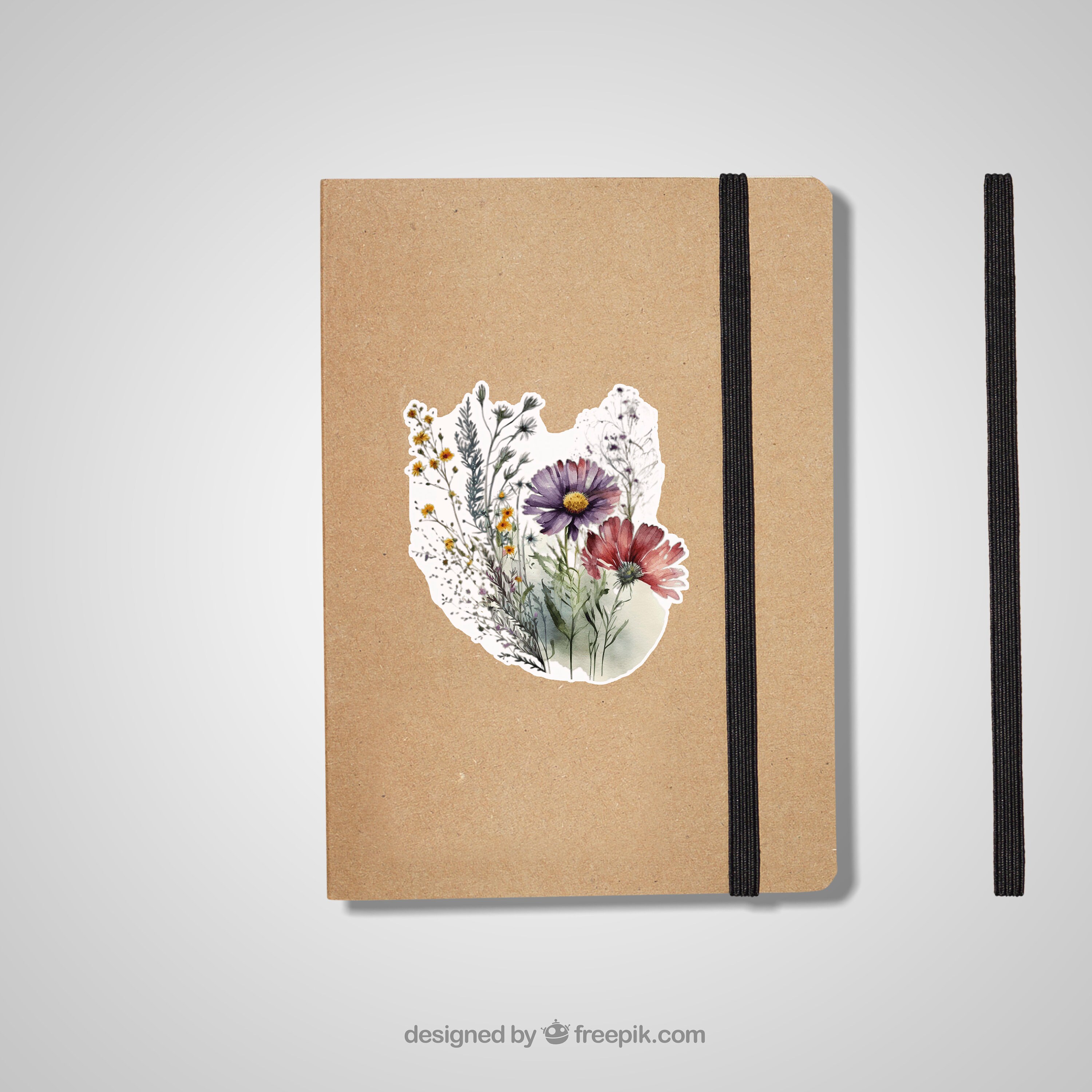 Wildflowers Stickers Botanical Sticker Floral Stickers Wildflowers ...