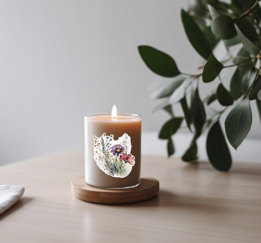 Wildflowers Stickers Botanical Sticker Floral Stickers Wildflowers ...