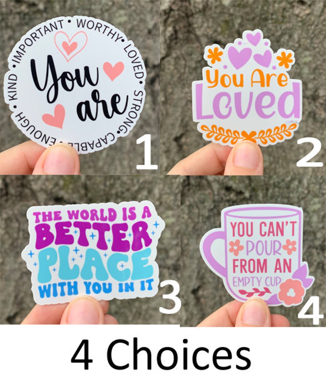 Mental Health Awareness Affirmation Stickers Positivity Stickers ...