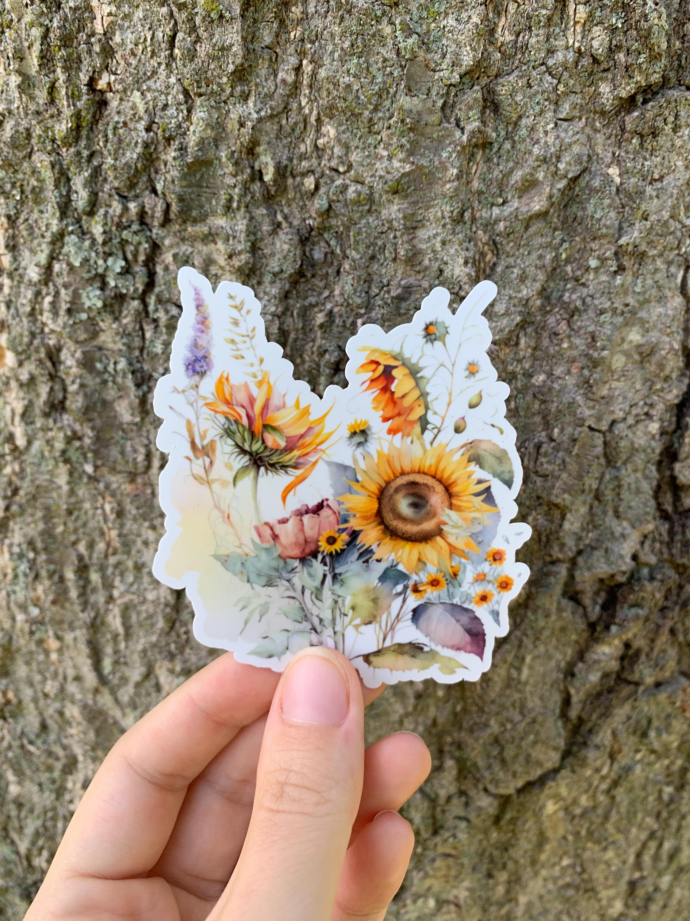 Wildflowers Stickers Botanical Sticker Floral Stickers Wildflowers ...