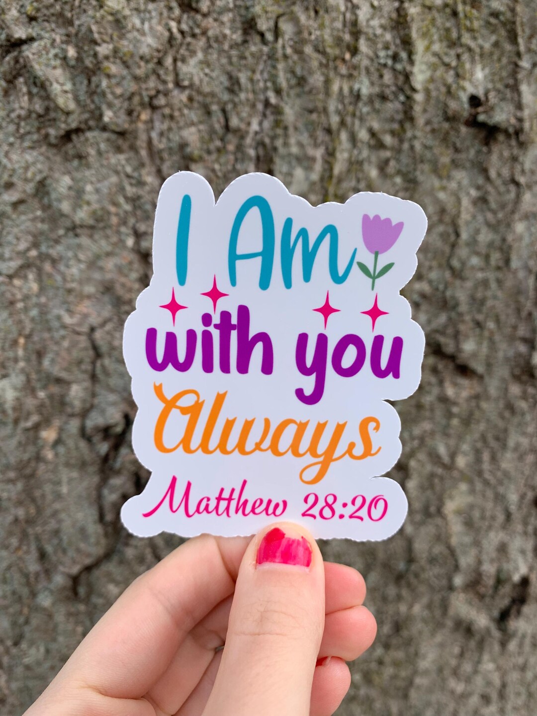 Matthew 28:20 Bible Verses Scripture Stickers Faith Stickers Fruit of ...