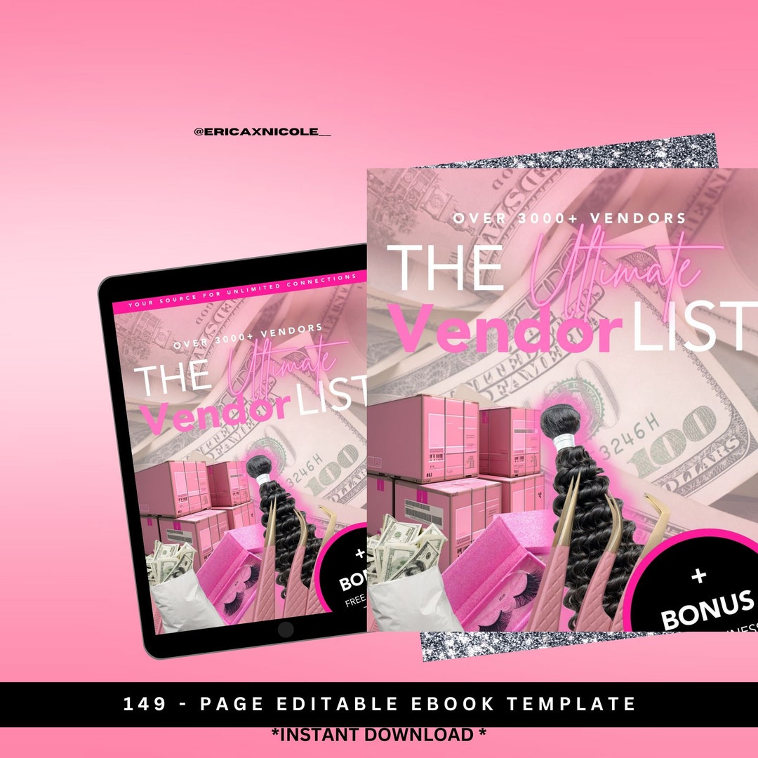 PLR Ebook Vendors List Ebook , Done for You , Add Your Brand and Resell ...