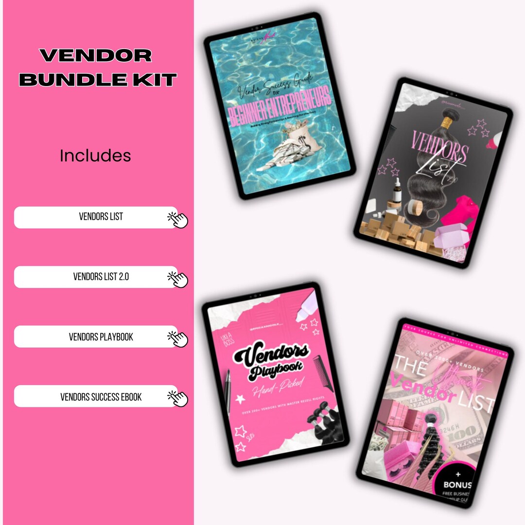Vendors PLR, Hair, Beauty and Fashion Vendors ,vendor Ebook Plr, Done ...