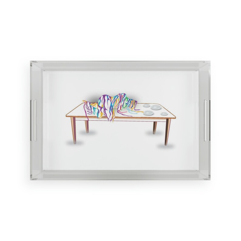 Acrylic Serving Tray - Etsy