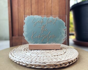 Acrylic Bible Verse Sign - Etsy