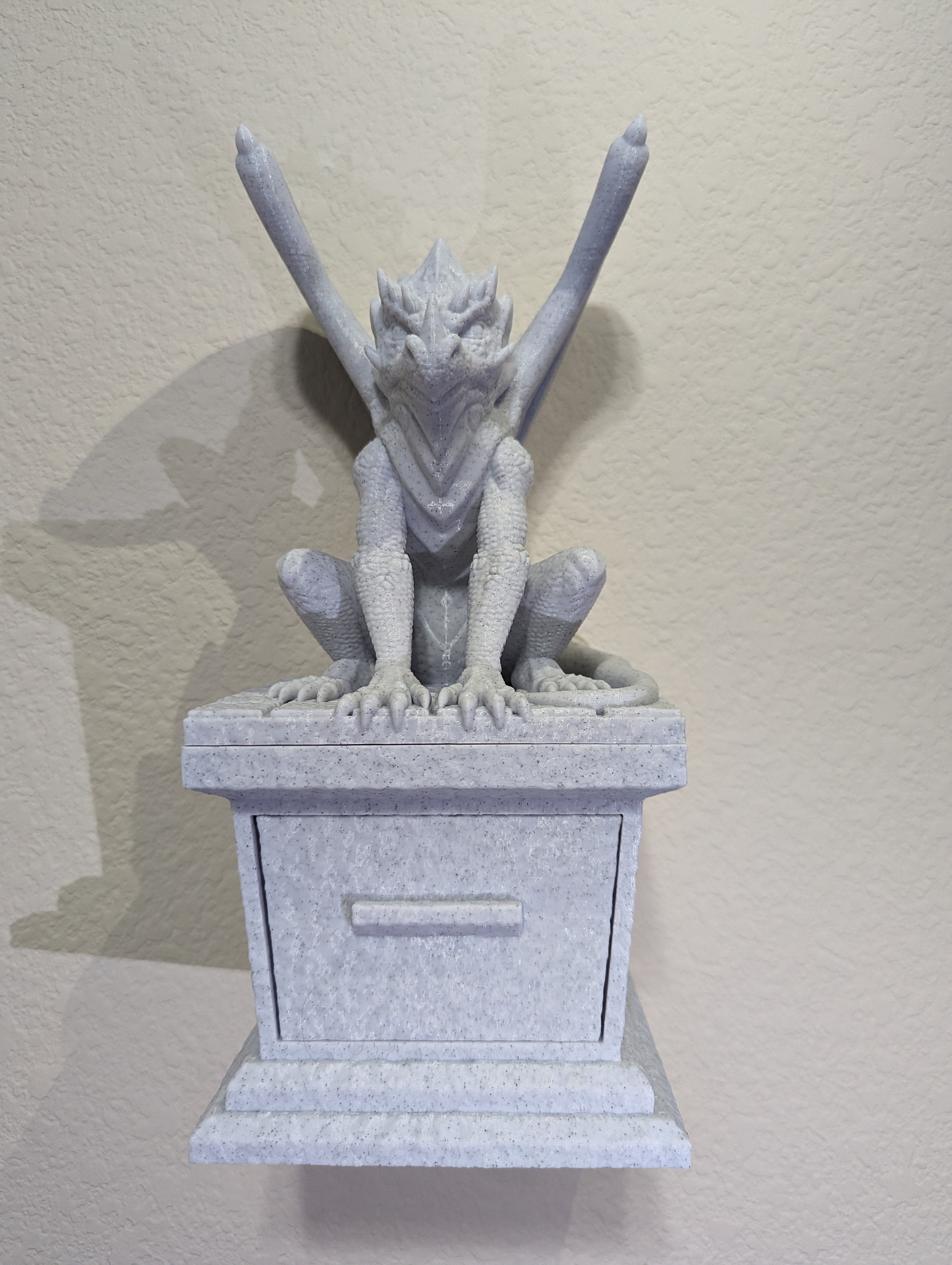 Dragon Gargoyle Wall Hanger Gaming Accessories the Level Up - Etsy