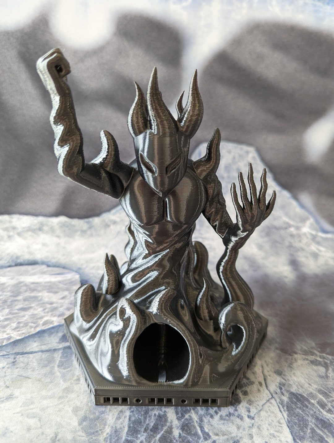 Elementals Dice Tower: Smoke Elemental - Pillars of Stone - Etsy