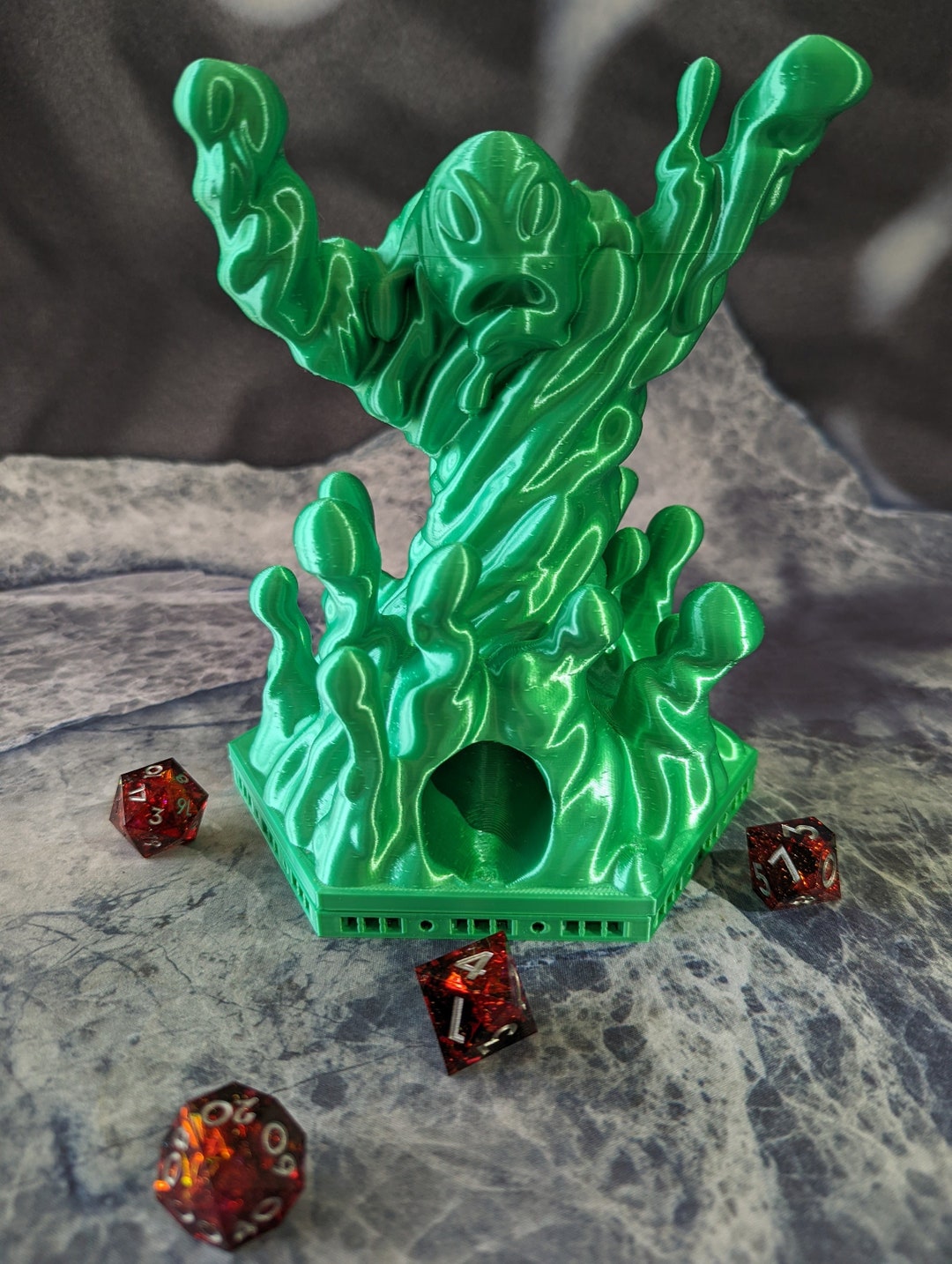 Elementals Dice Tower: Ooze Elemental - Pillars of Stone - Etsy