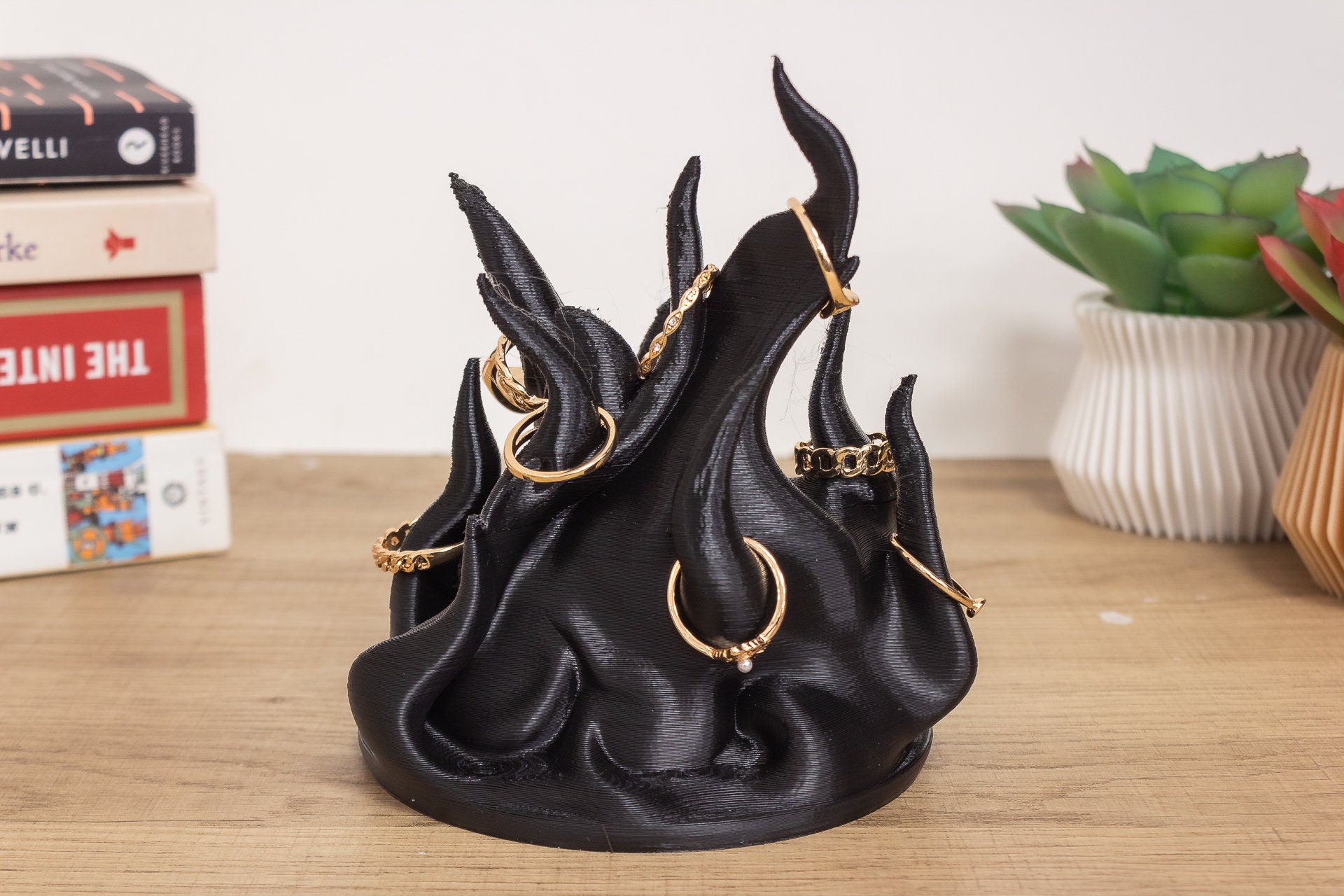 Fire Disk Ring Holder and Catchall Dish Gift for Yourself Jewelry ...