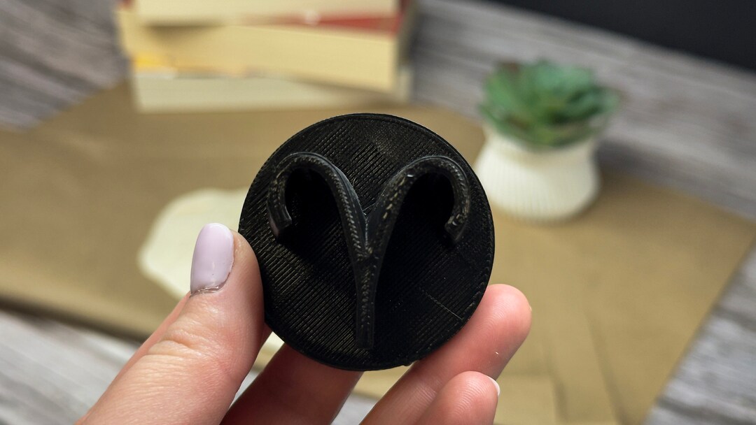 Aries Stamp Zodiac Stamps Astrology Symbol Stamp Clay Astrology Stamps ...