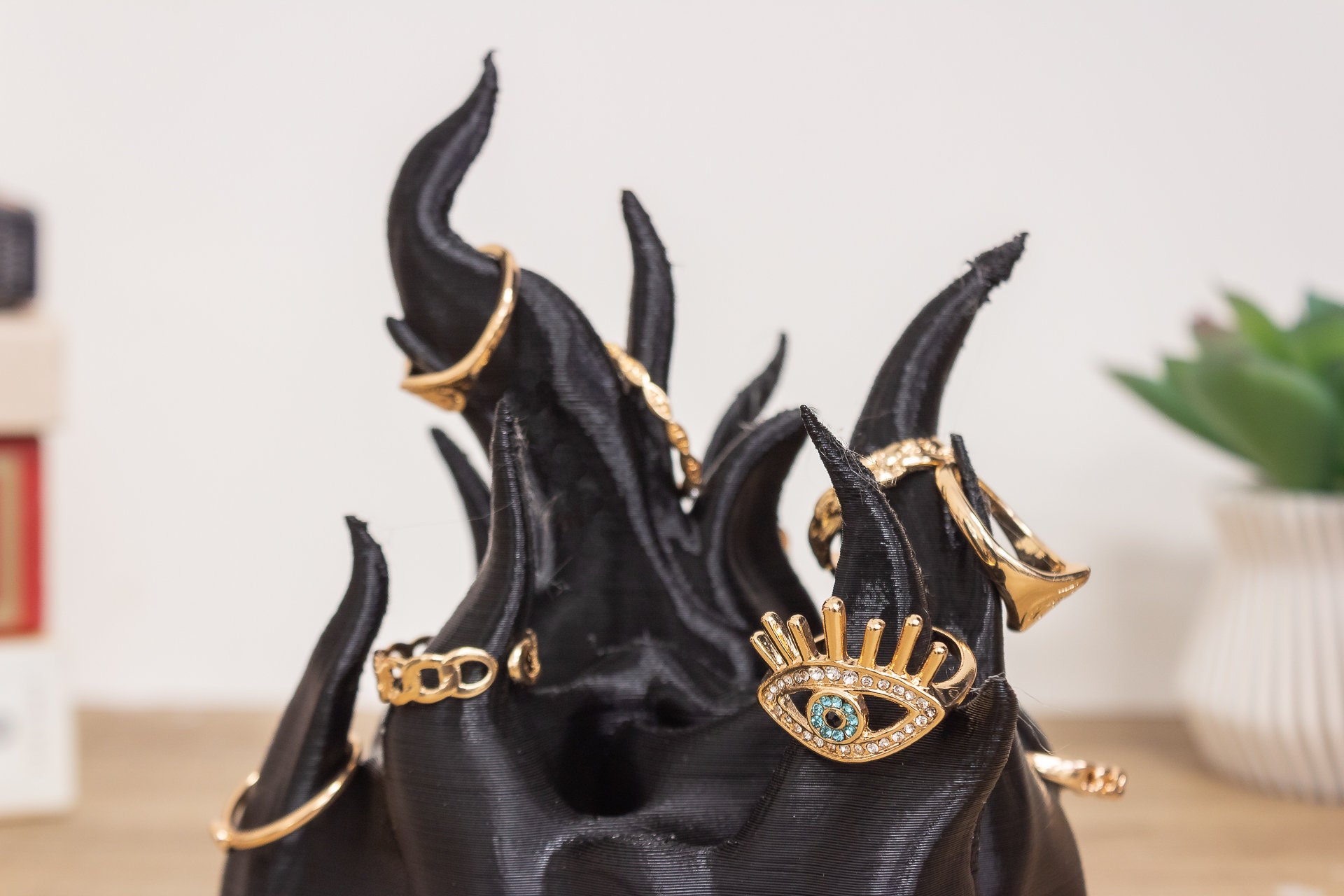 Fire Disk Ring Holder and Catchall Dish Gift for Yourself Jewelry ...