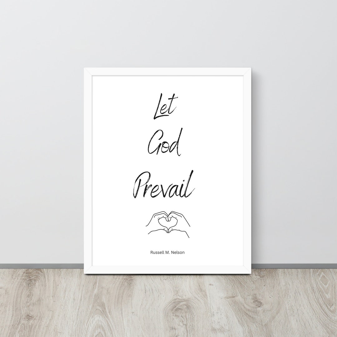 Let God Prevail, LDS Sayings, Lds Art, Mormon Art, Latter Day Saint ...