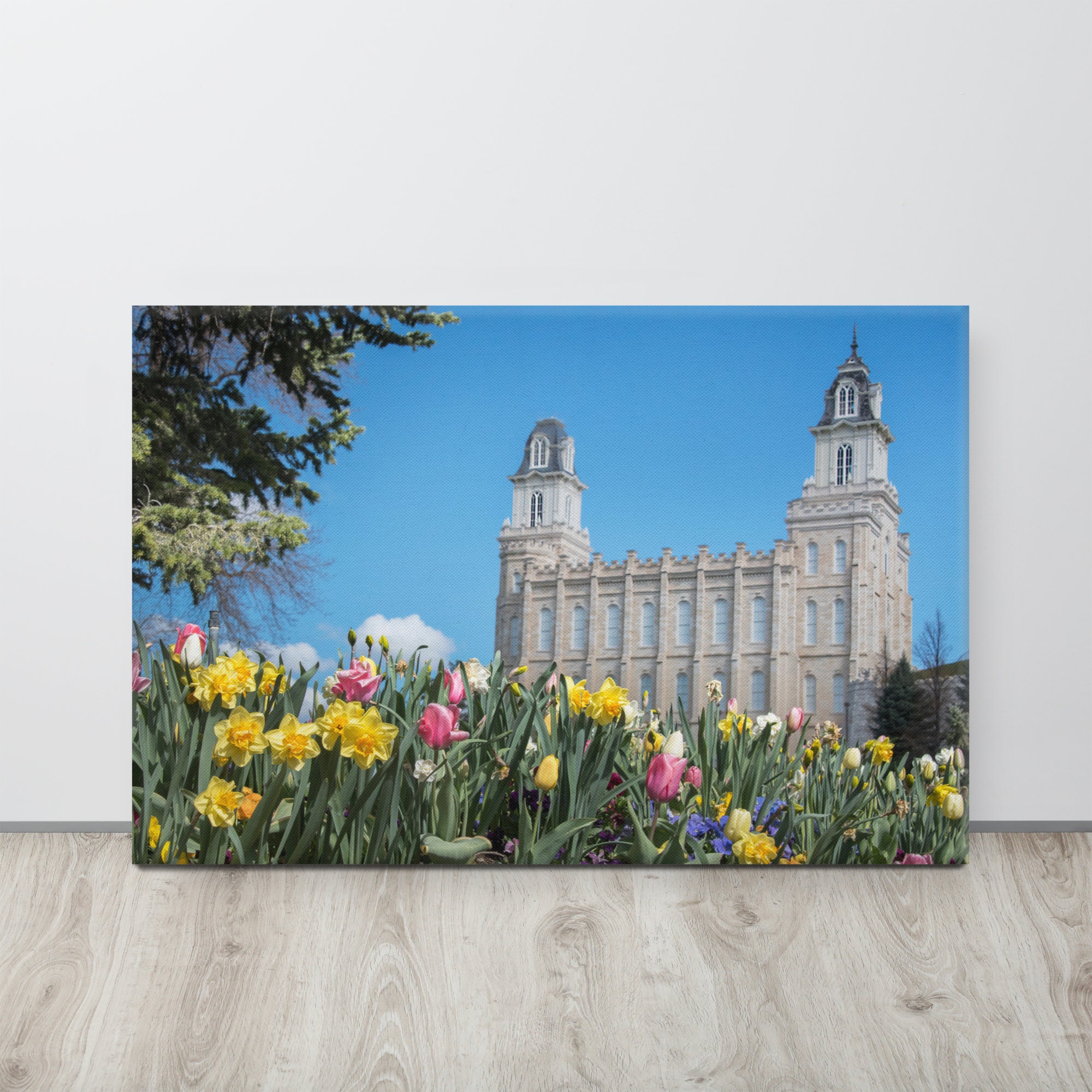 Manti Utah Temple, Digital Download Temple Print. LDS Wall Art, Utah ...