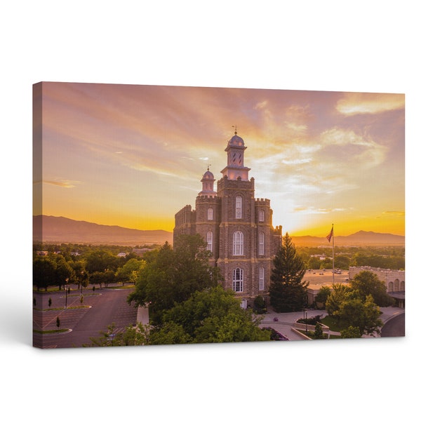 Slc Temple Print - Etsy