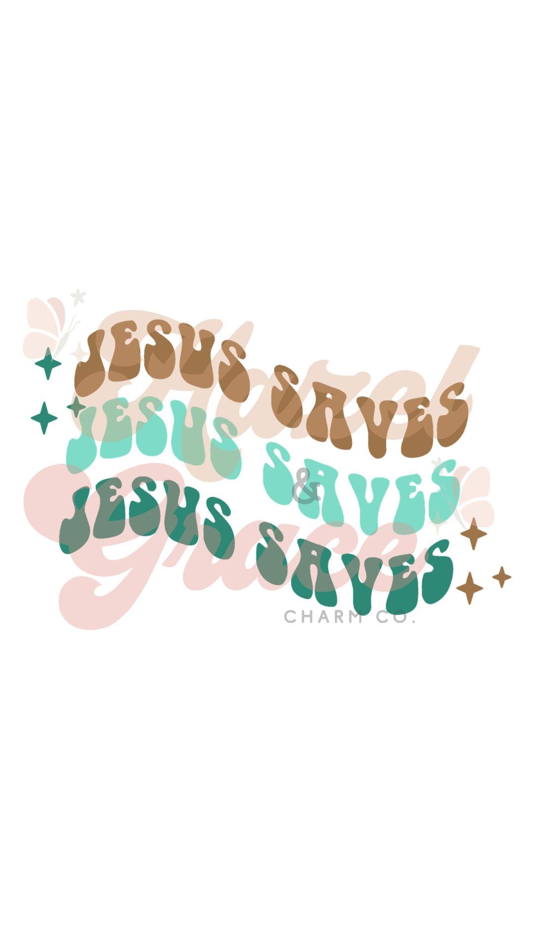 Groovy Jesus Saves Digital PNG - Etsy