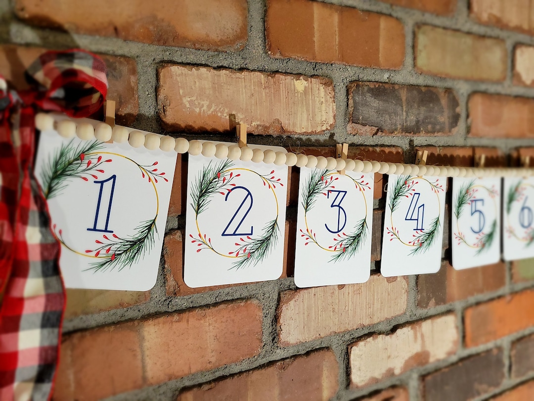 Christ-centered Christmas Advent Calendar Cards With Names of Christ ...