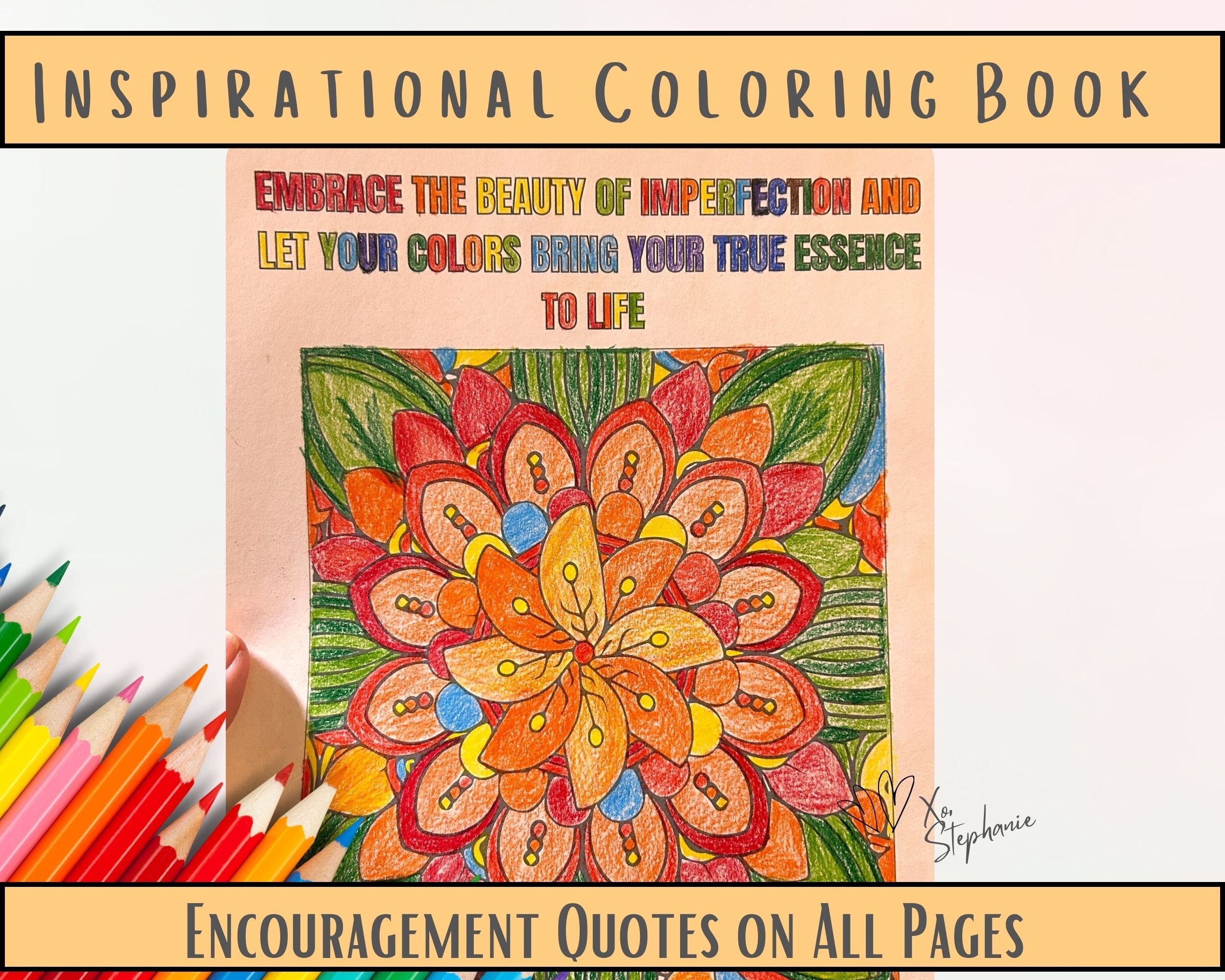 Quotes Coloring Book Digital Download Instant Download - Etsy