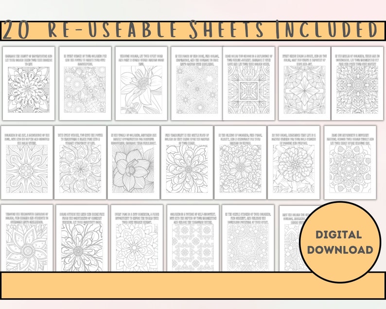 Quotes Coloring Book Digital Download Instant Download - Etsy