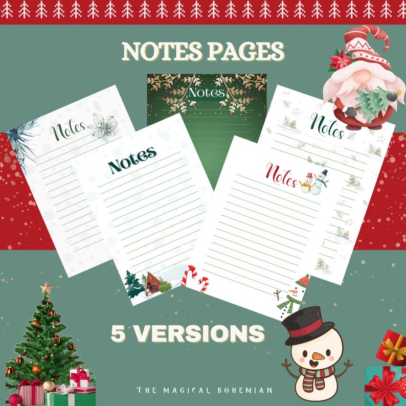 HOLIDAY BUNDLE SAVINGS!! | Beautiful Holiday Christmas Planner ...