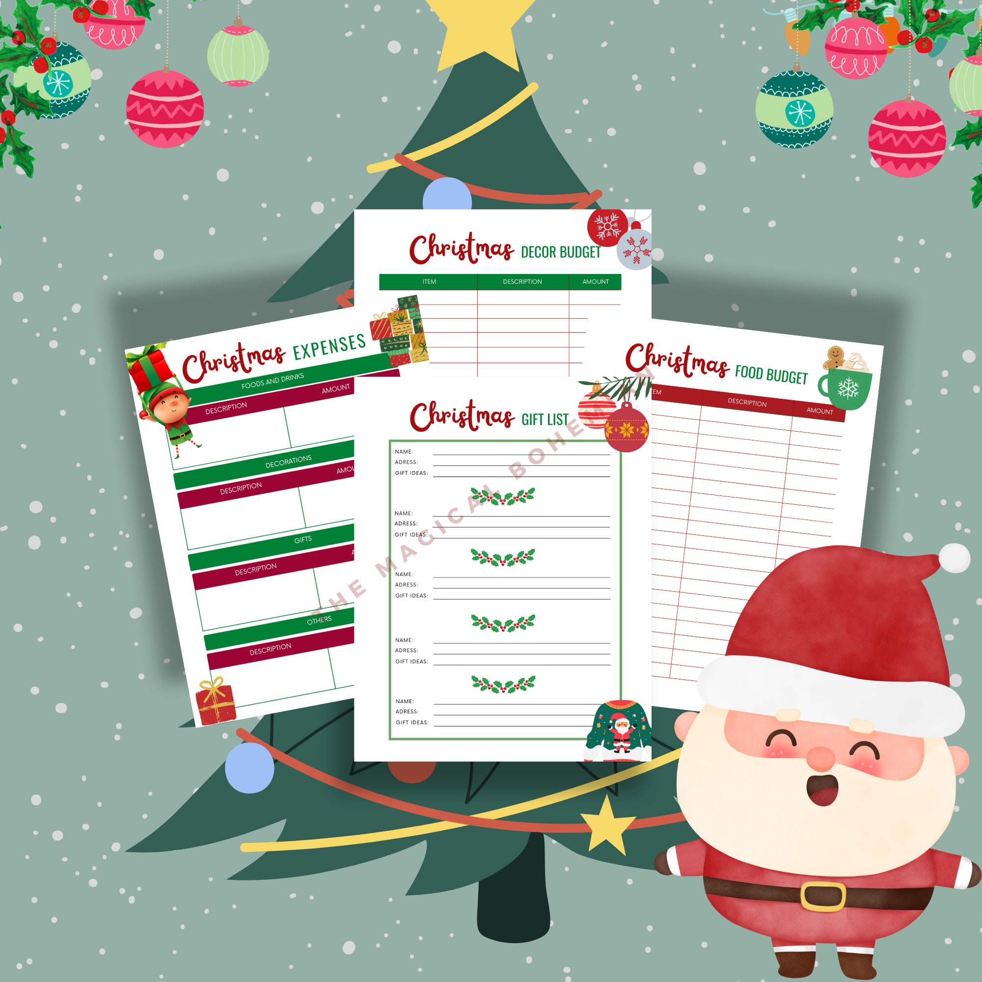 HOLIDAY BUNDLE SAVINGS!! | Beautiful Holiday Christmas Planner ...