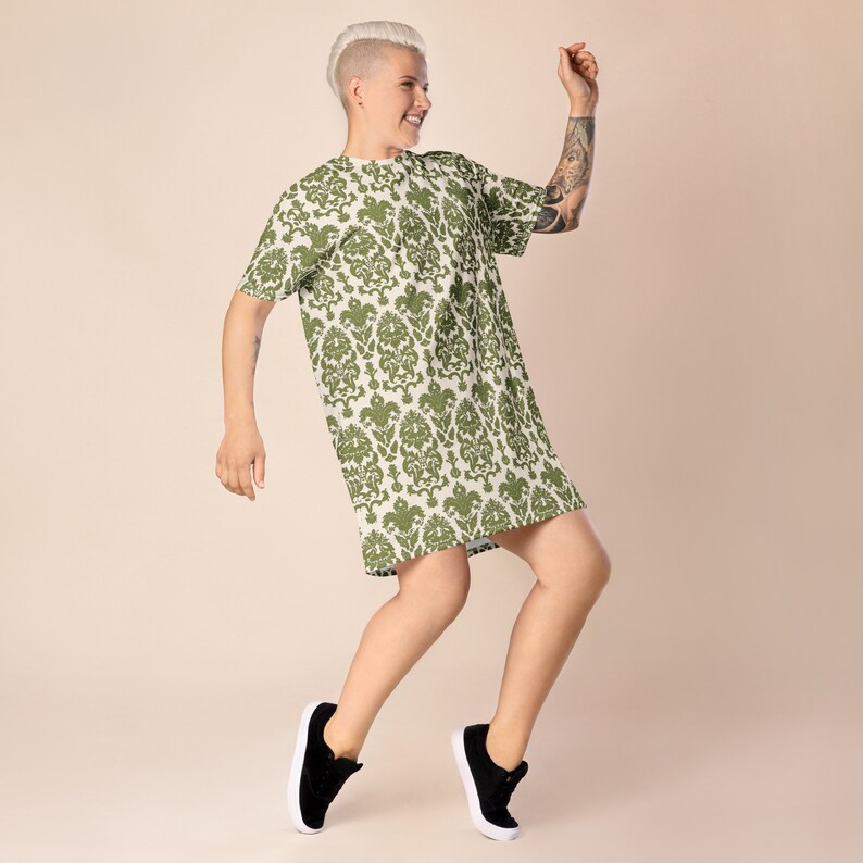 The Sound of Music Von Trapp Drapes curtain Pattern T-shirt Dress - Etsy