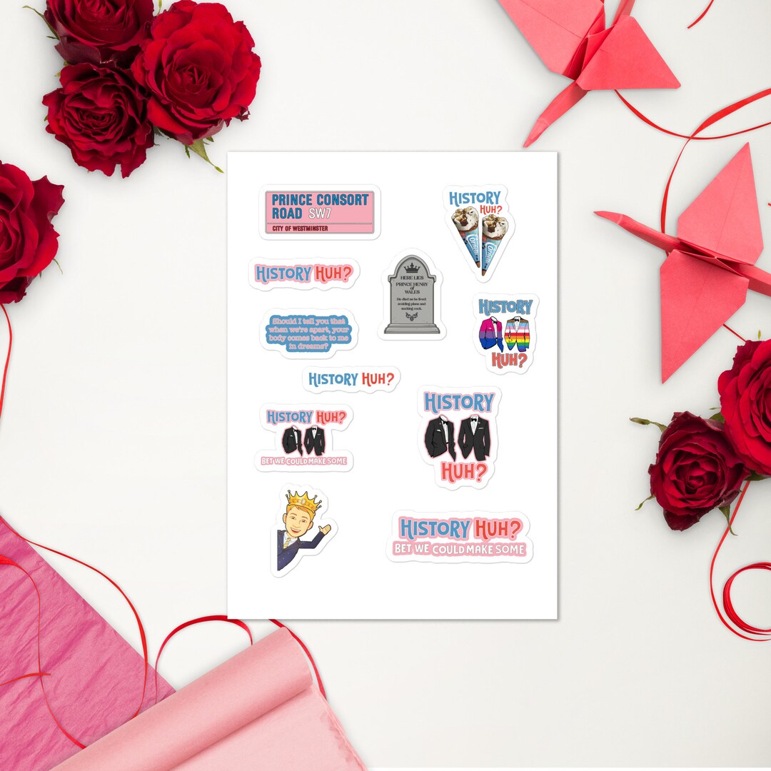 Red White and Royal Blue Sticker Sheet - Etsy