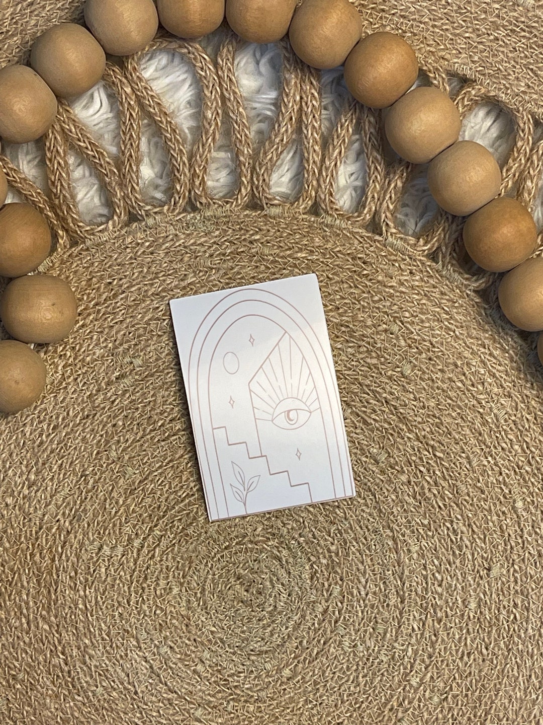 Boho Eye Line Art Sticker 1.5inx2.5in - Etsy