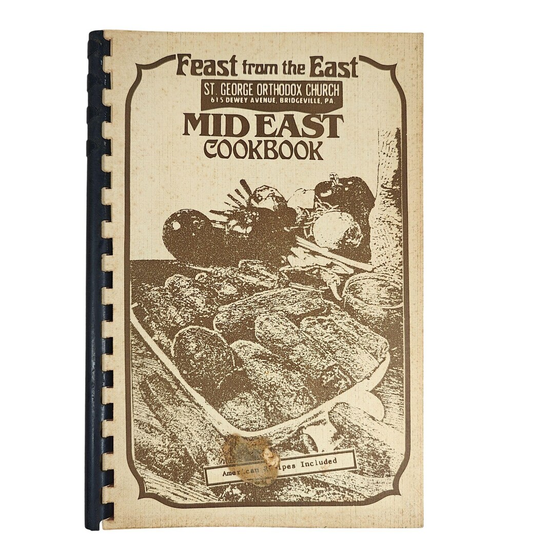 Vintage Cookbook St. George Orthodox Church Mid East Ethnic Local ...